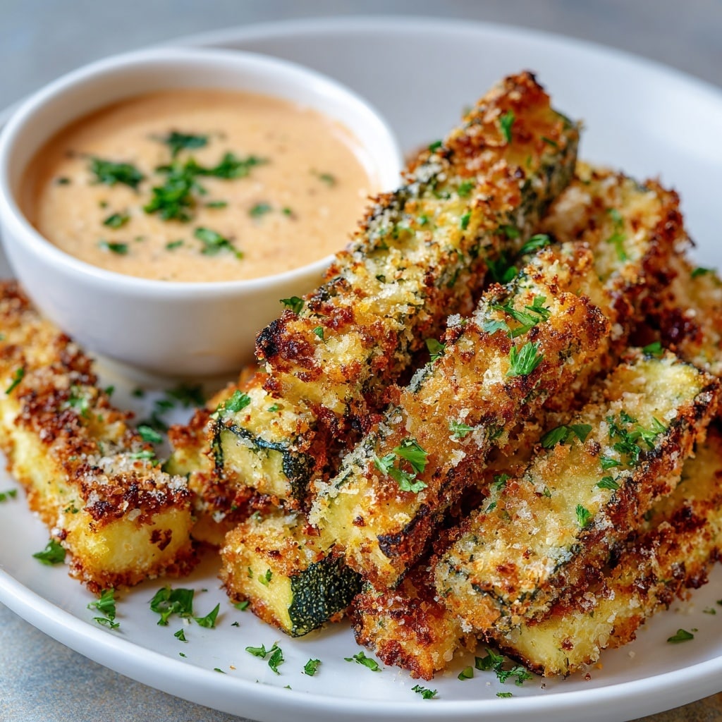 Zucchini Fries: Crispy & Healthy Snack with 4 Ingredients