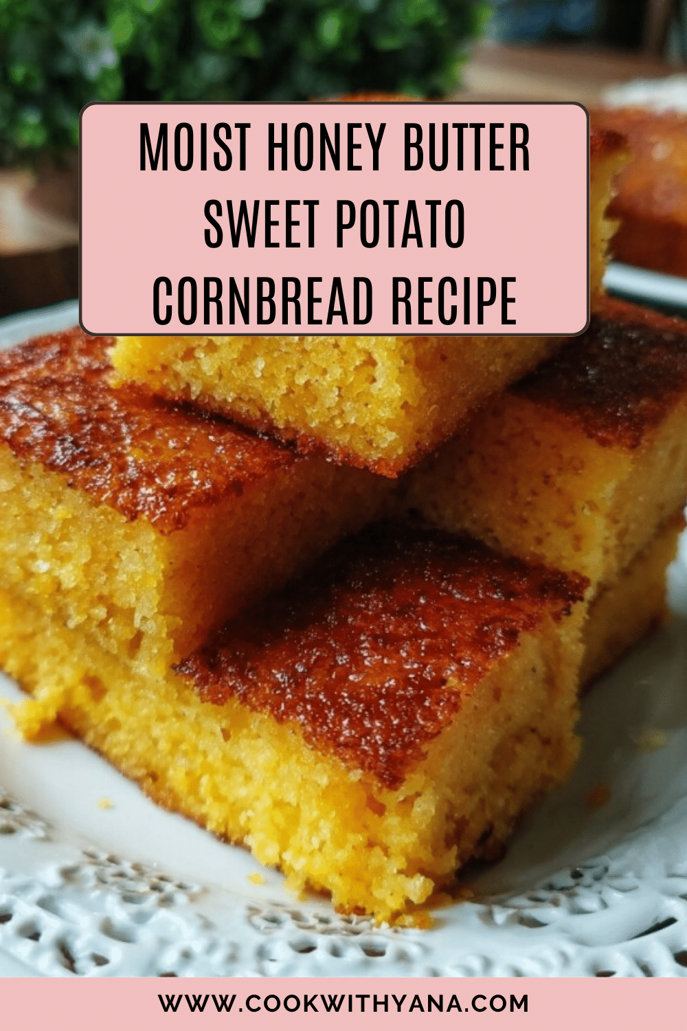 Honey Butter Sweet Potato Cornbread - Cozy & Flavorful
